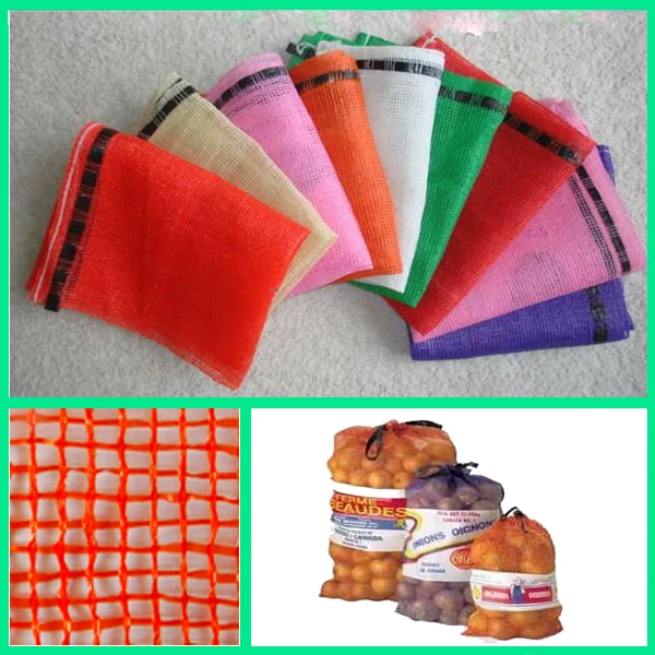 Customized Logo Printing Pp Laminated Woven Bags Leno Mesh Bag ...