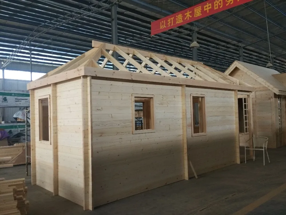 Prefab Wooden Cabin Tiny Home Trailer House on Wheels for Sale - Ideal ...