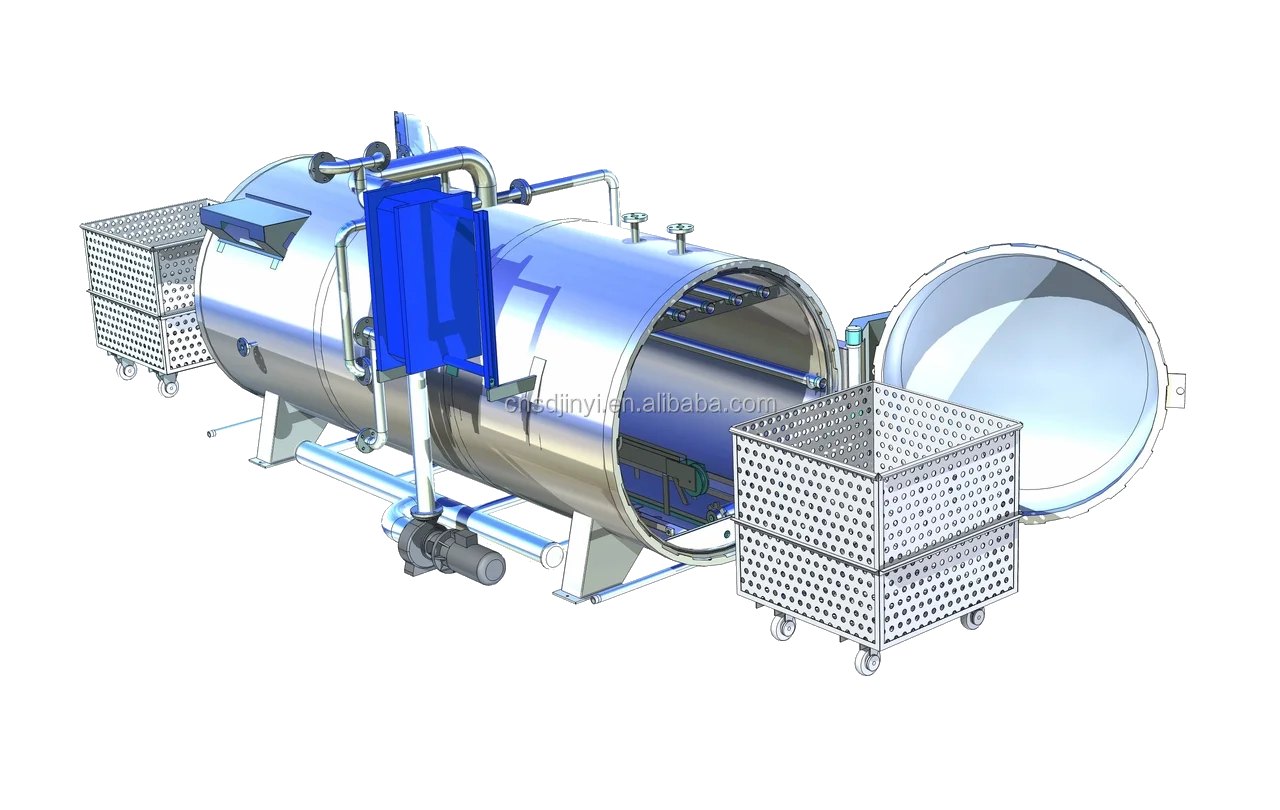High Pressure Fish Meal Processing Canning Equipment