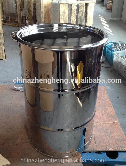 Customizing Perforated Stainless Steel Drumwith Clamp Lid/200l-500l ...
