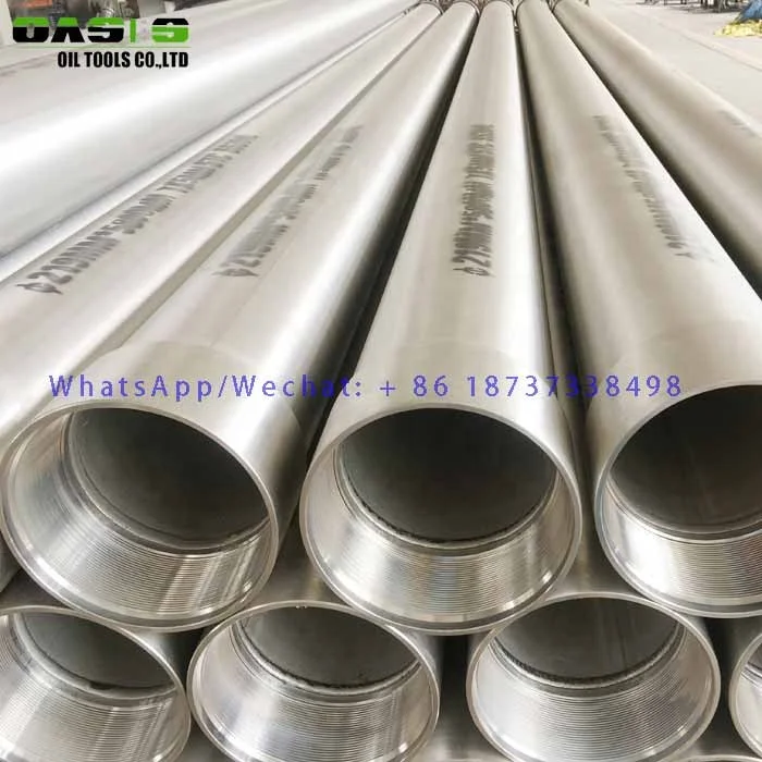 Stainless Steel Water Well Riser Pipe with Thread Ends