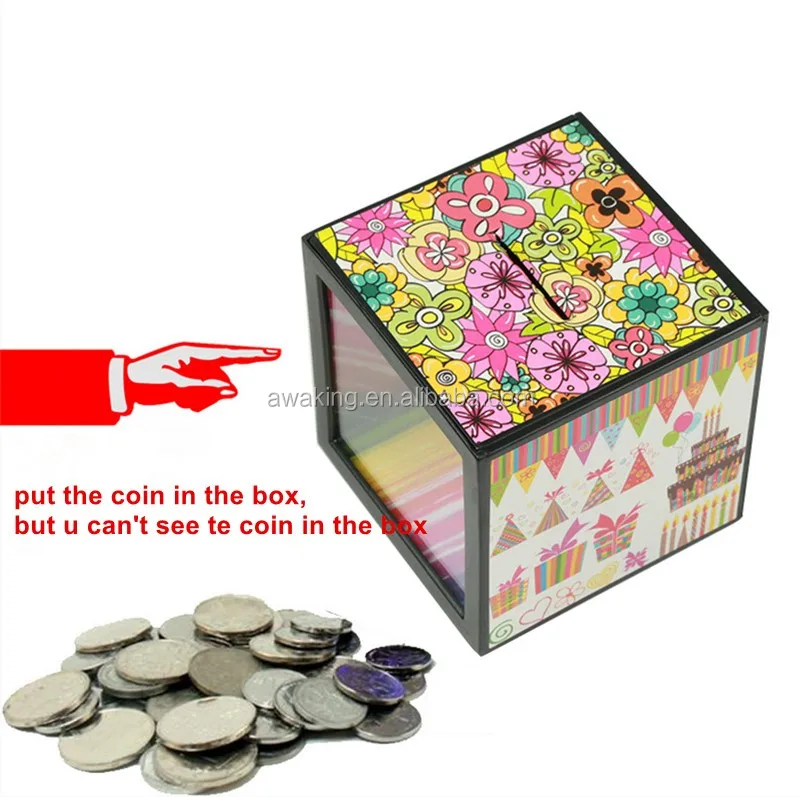 Light Up Magic Money Box And Piggy Bank Tricks - Buy Make Up Light Box ...