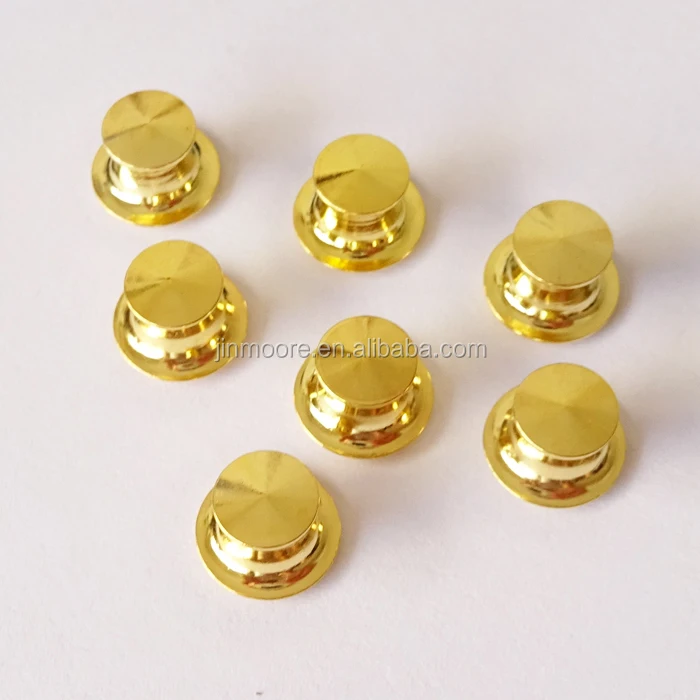 Deluxe Flat Top Brass Locking Pin Backs - Clutch Spare Enamel Pin Back