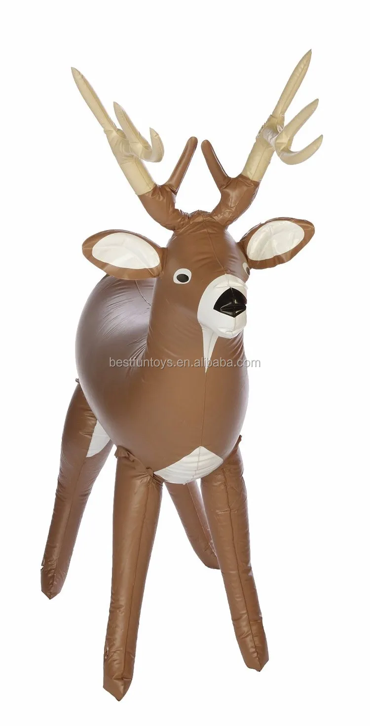 High Quality Vinyl Inflatable Deer Shooting Target Durable Plastic ...
