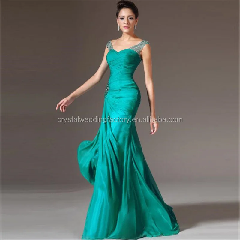 New Design Alibaba Mermaid Evening dresses or Prom dresses With Green ...