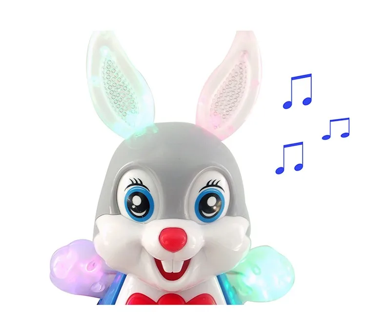 Cute Dancing Rabbit Battery Operated Toy With Light And Music - Buy ...