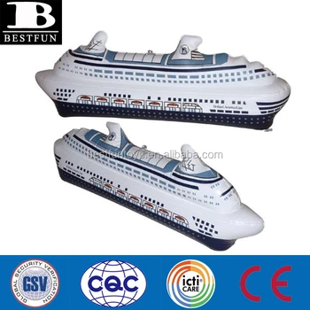 Promotional Customized Oem Pvc Inflatable Small Cruise Ship Model Toys ...