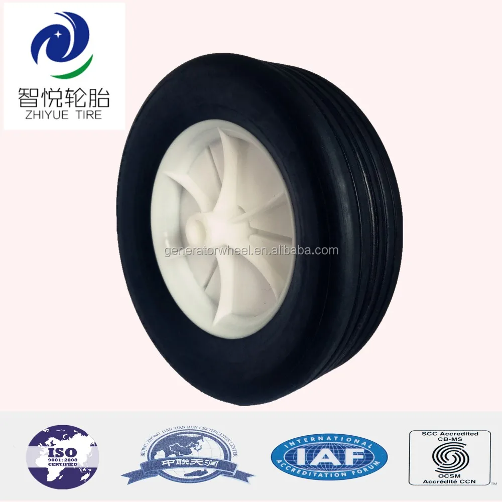 8 Inch Solid Rubber Wheels For Golf Pull Cart,Hotel Luggage Cart ...