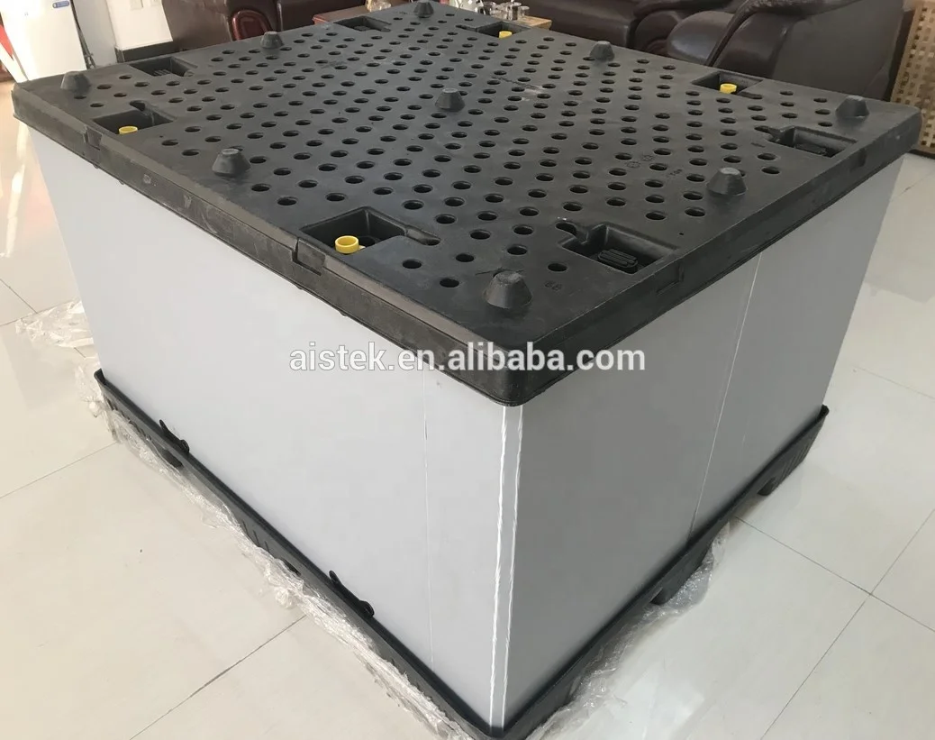 Collapsible Plastic Gaylord Box - Durable & Recyclable