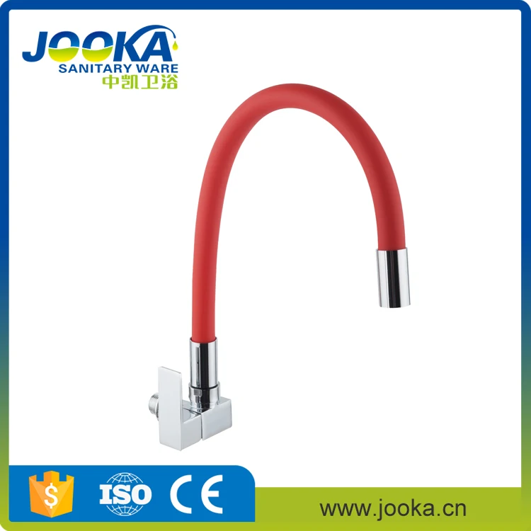 China Factory Red Color Single Handle Kitchen Faucet - Buy Single ...