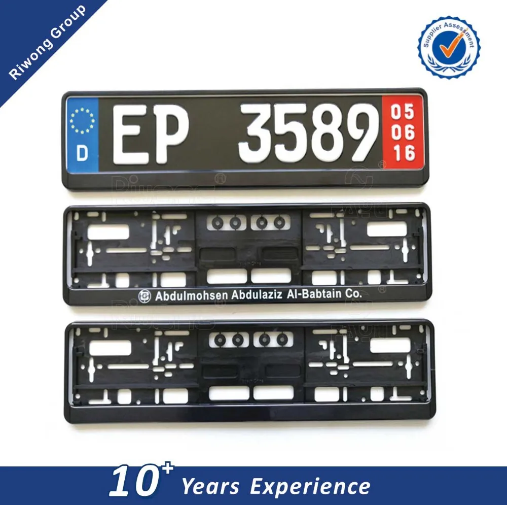 Abs Plastic Number Plate Surround Australia Nz License Plate Frame ...