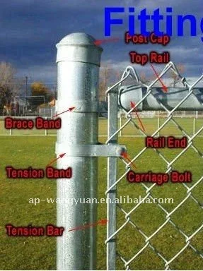 Galvanized Diamond Wire Mesh Fence - High Strength & Durable