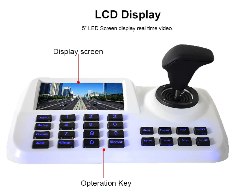 Ip Camera Ptz Controller Ip Speed Dome Camera Controller 3d Joystick Hd ...