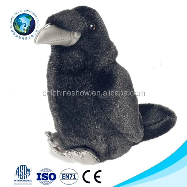Cute Icti Standard Quality Halloween Day Gift Plush Crow Toy Fashion ...