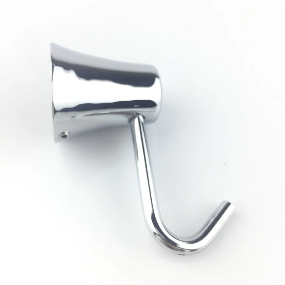 Hotel Style Chrome Plated Single Towel Hook Coat Robe Hook For Bathroom ...