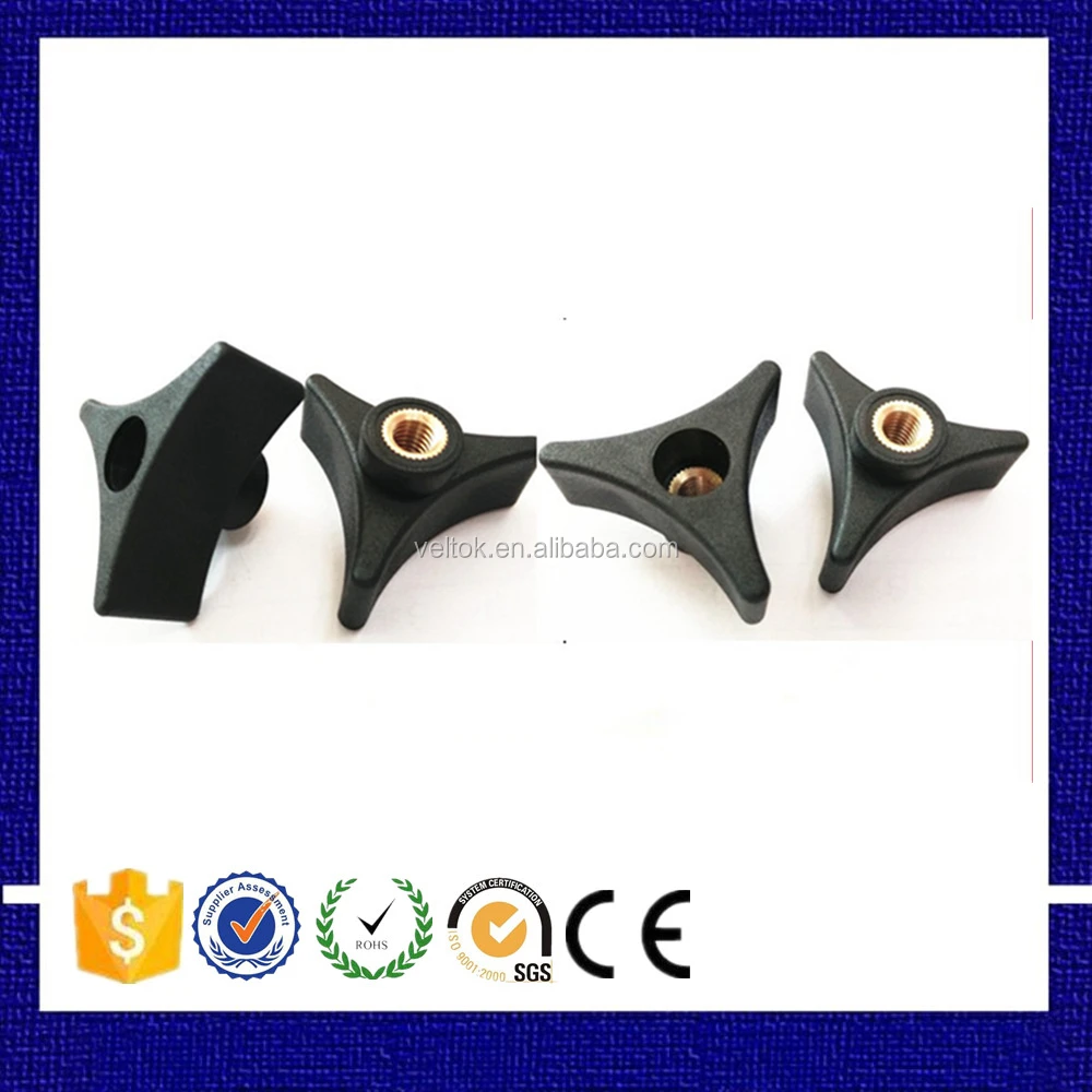 Female Plastic Star Knob Nut For The Wooden Furniture - Buy Female Star ...