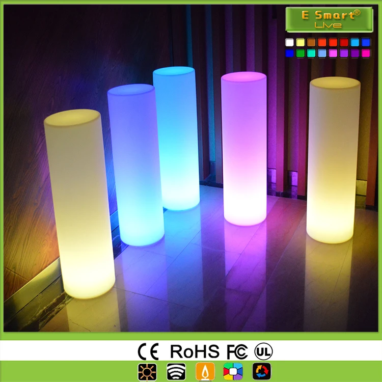 Glowing Led Cylinder Light/led Glow Cylinder/led Floor Light Cylinder ...