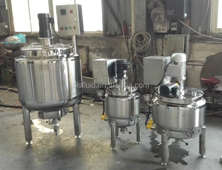 Stainless Steel Electric Heating Jacketed Sugar & Syrup Mixing Tank ...