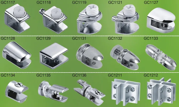 Cabinet Table Accessories Top Glass Support Bracket Clips - Buy Glass ...