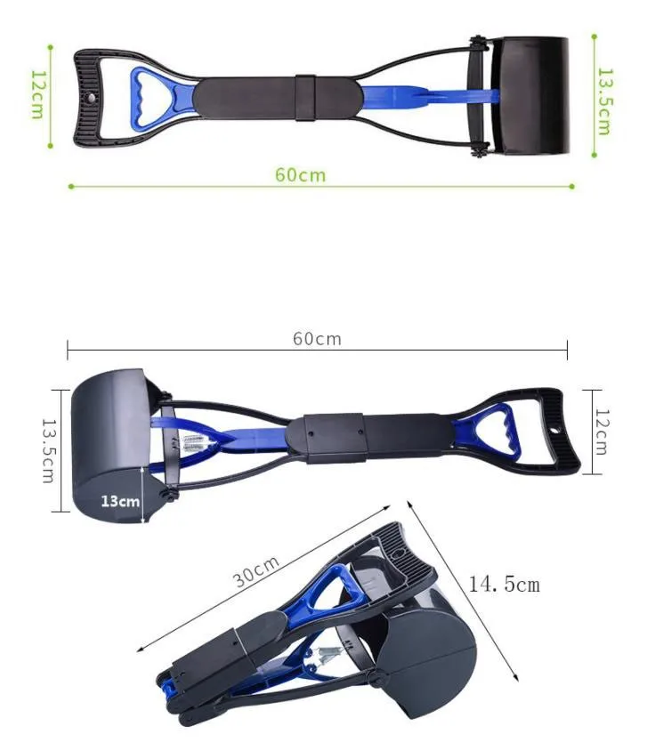 Long Handle Portable Dog Poop Scooper - Poop Catcher