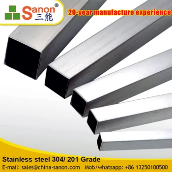 Erw Polished Square Pipe Stainless Steel Outdoor Stair Balcony Railing ...