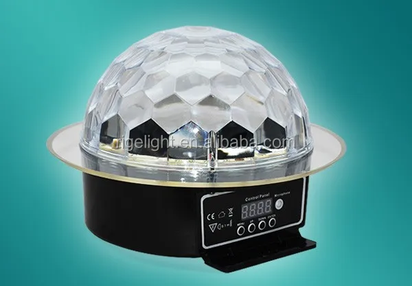 3x3w RGB UFO Magic Crystal LED - Active, DMX Control Mode