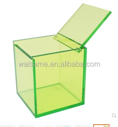 Mini Size Custom Clear Acrylic Cube Box Customized Clear Acrylic Cube ...