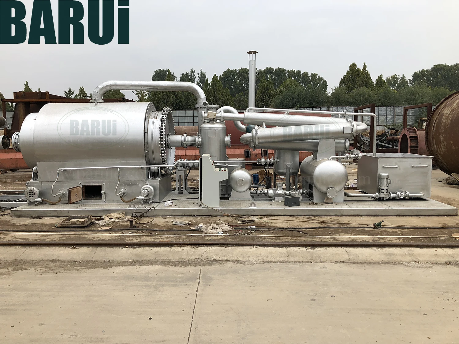 300kg Mobile Pyrolysis Plant Cost for Municipal Solid Waste