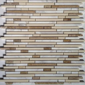 Pencil Mosaic Tiles Stone Mosaic Mini Strip Tile - Buy Wall Background ...