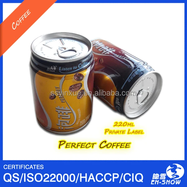 Private Label 250ml Ice Coffee - Buy Coffee Drink,250ml Can Coffee,Ice ...