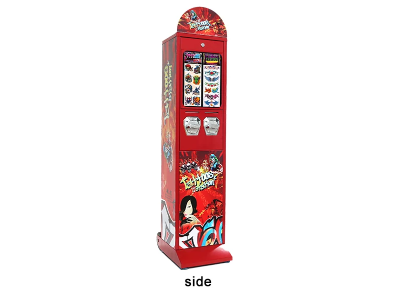 Photo Tattoo Sticker Vending Machine with 300-600 pcs Capacity - OEM