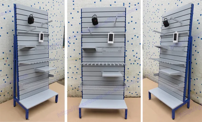 Metal Wall Case - Display Hook Rack for Cell Phone Accessories