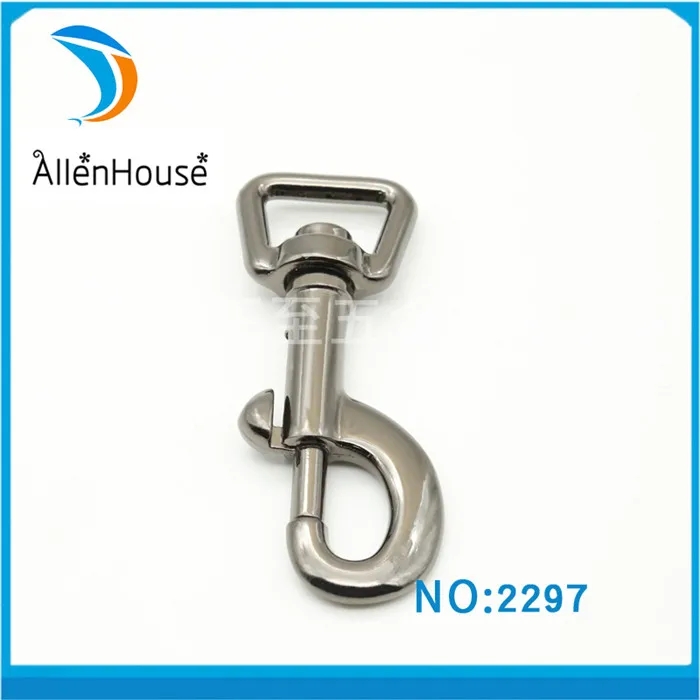 75x33mm Gun Plated Super Large Size Heavy Duty Metal Dog Lead Snap Hook ...