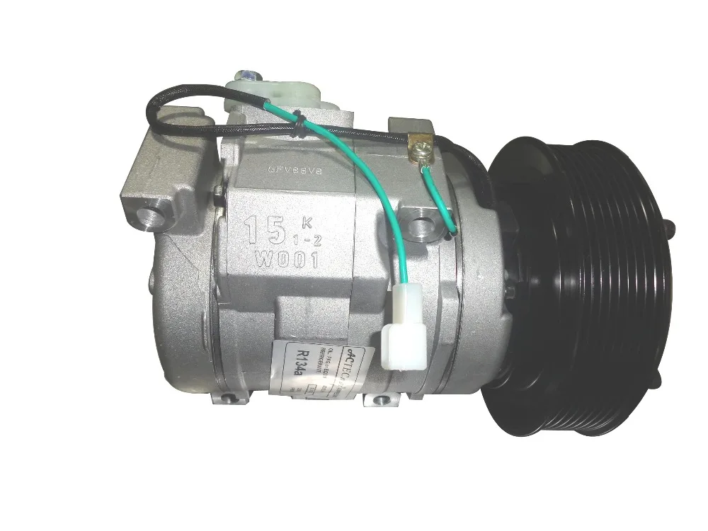 OE No. 447220-4053 EXCAVATOR Denso 10S15C COMPRESSOR 24V - Coowor.com