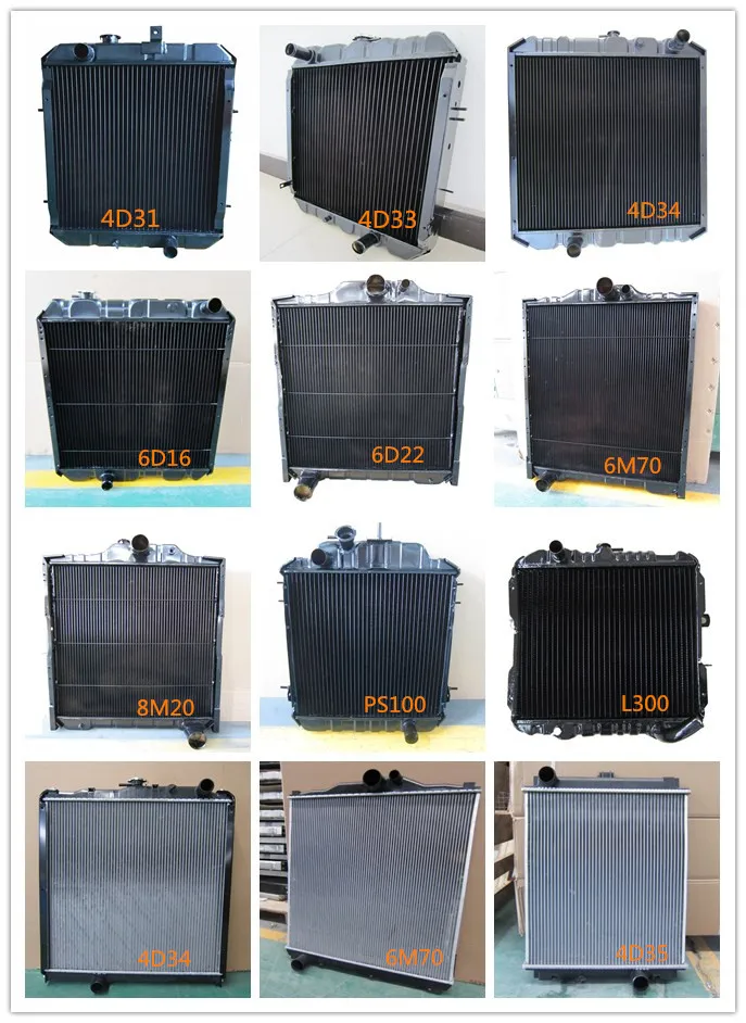 Auto Parts Truck Radiator For Fuso Fighter 4d34 4d35 6d16 6d17 6d22 6m60 6m70 8m20 8m22 - Buy ...
