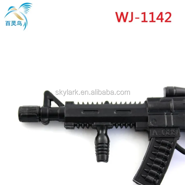 Cheap Price Promotional Small Plastic Submachine Black Toys Gun For ...