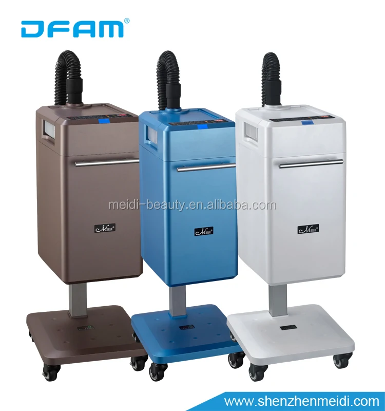 DFAM Brown Ozone Wall Mounted Micro Mist Hair Steamer Professional Hair ...