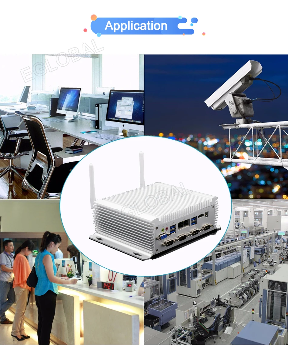 Embedded Industrial Computer Support Auto Power On/rtc Wake Up For ...