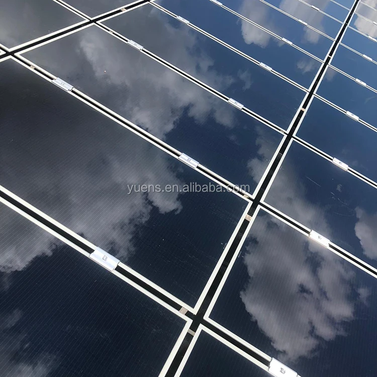 Double Glass Solar Panel Clamp - Frameless Aluminium