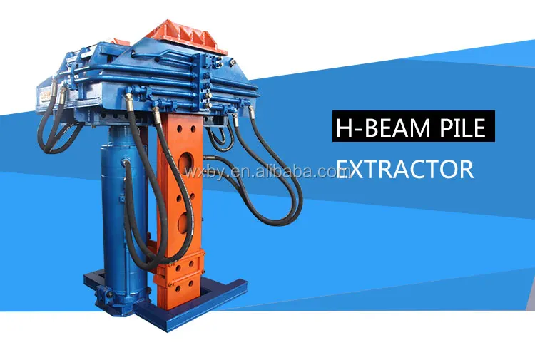 Excavator Attachment - H-Beam Steel Pile Extractor