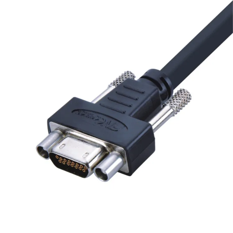 Industrial I/o Micro D Sub Female Molded Cable D Sub 15p Connector ...