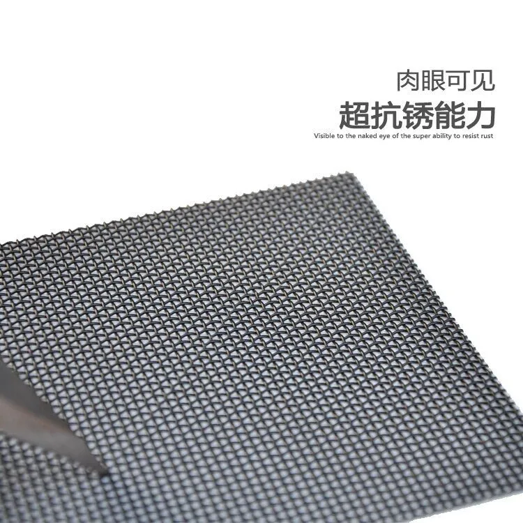 Black Powder Bulletproof Wire Mesh Stainless Steel Security Screen Mesh ...