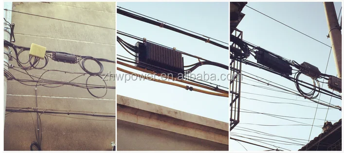 Horizontal Splice Closure 12 Core,Fiber Optical Aerial Cable Closures ...