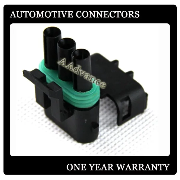 Delphi 12015793 Weatherpack Connector 3 Pin Female Tower Housing Dj3031 ...
