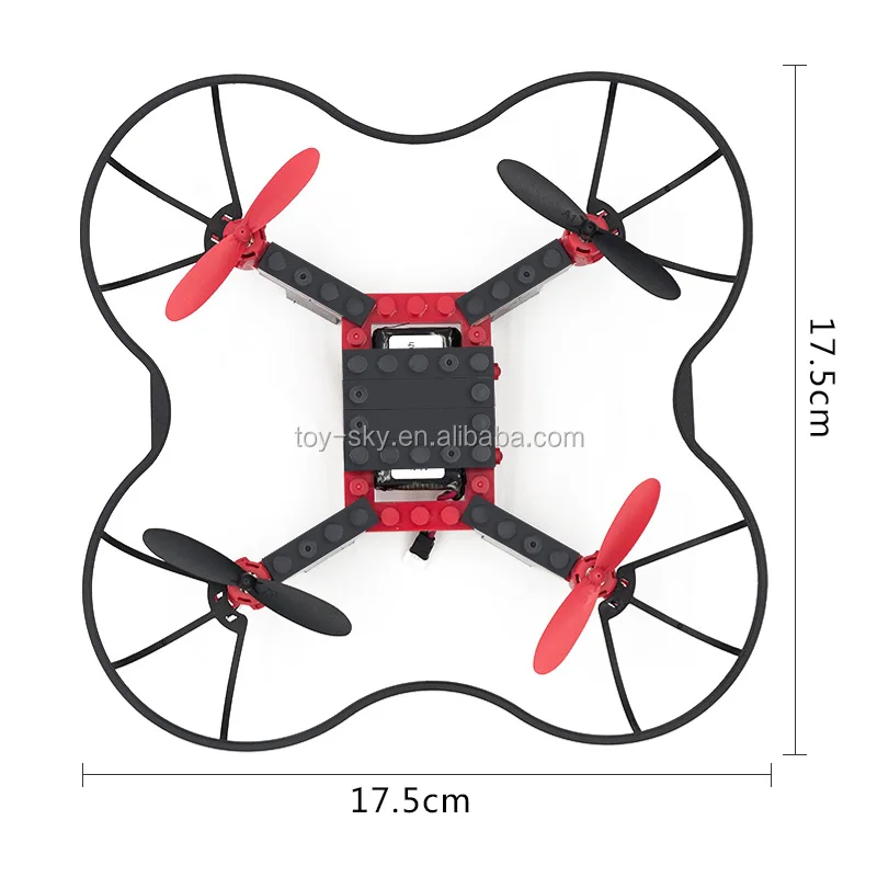 Kids Educational Toy Newly DIY Building Block Drone Assembly Helicopter ...