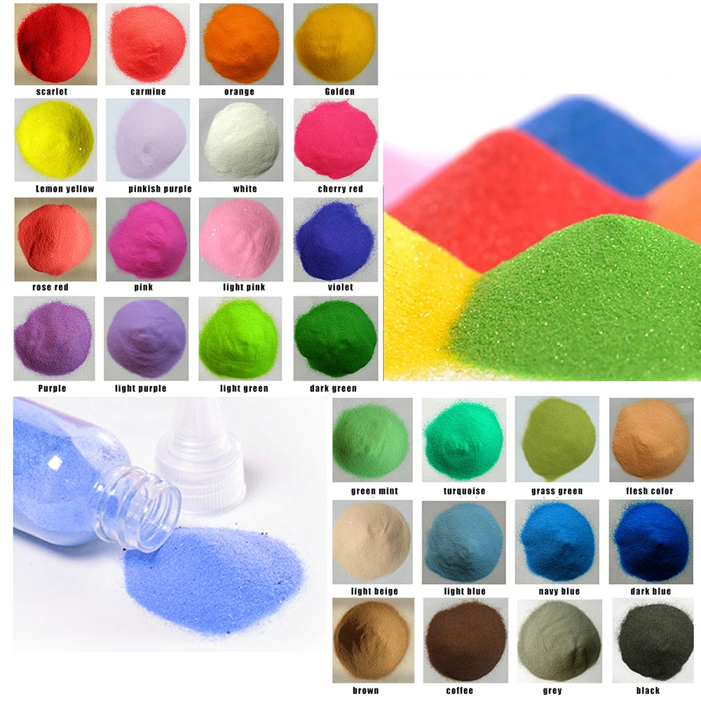 Kids Fun Crafting Colored Sand For Sand Art Bottles,Bracelets,Necklaces ...