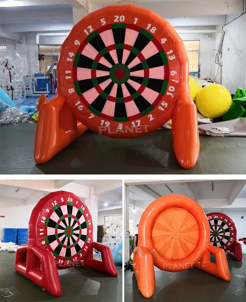 Kid And Adult Giant Inflatable Football Soccer Dart Board Inflatable ...
