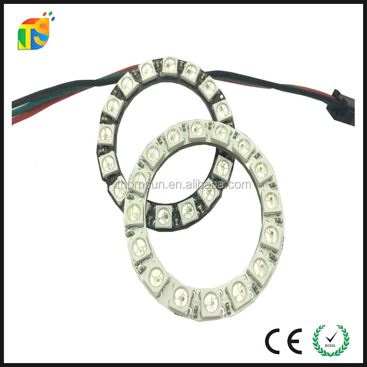 Addressable Digital Dc5v Ws2812b Sk 6812 Rgb 16leds Pixel Led Ring ...