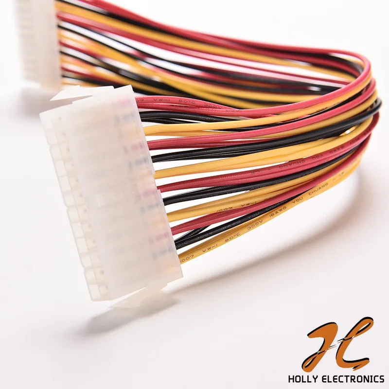 ATX 24 Pin Male to Female Power Supply Extension Cable for Computer ...