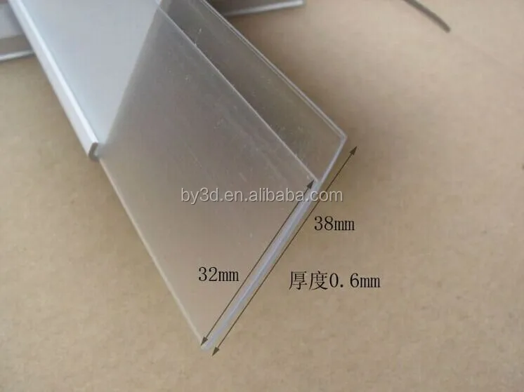 Perpendicular Design Clear Pvc Flat Non-porous Surface Supermerket ...